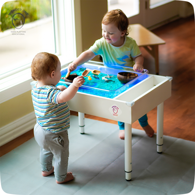 MEGA Light and Sensory Table. White – WONDER.ONE